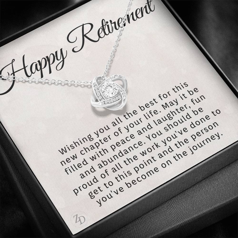 Happy Retirement-"New Chapter" Necklace – Zaya Designs